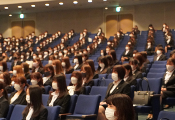 Entrance ceremony held in person for the first time in two years ...